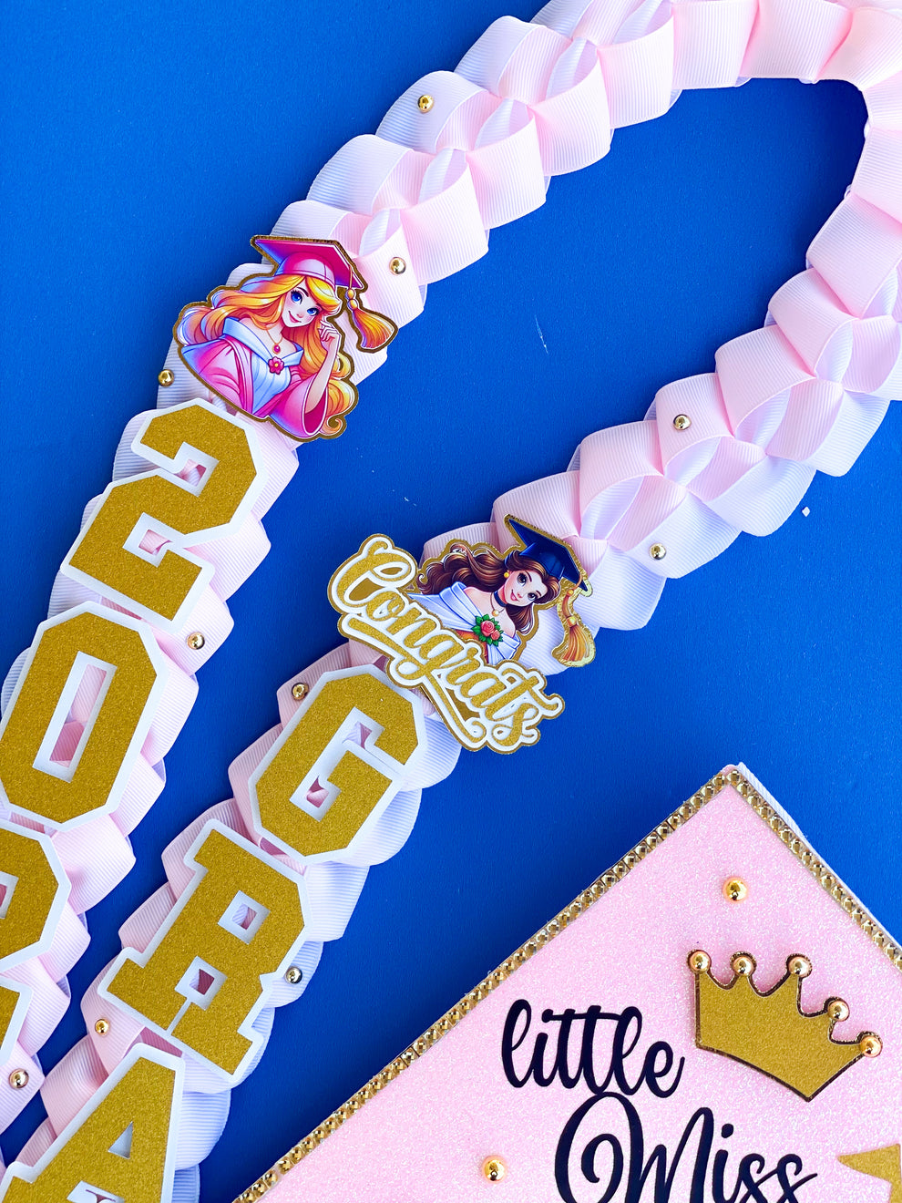 Princess Graduation Lei | Kindergarten Graduation Lei | Graduation Gif ...