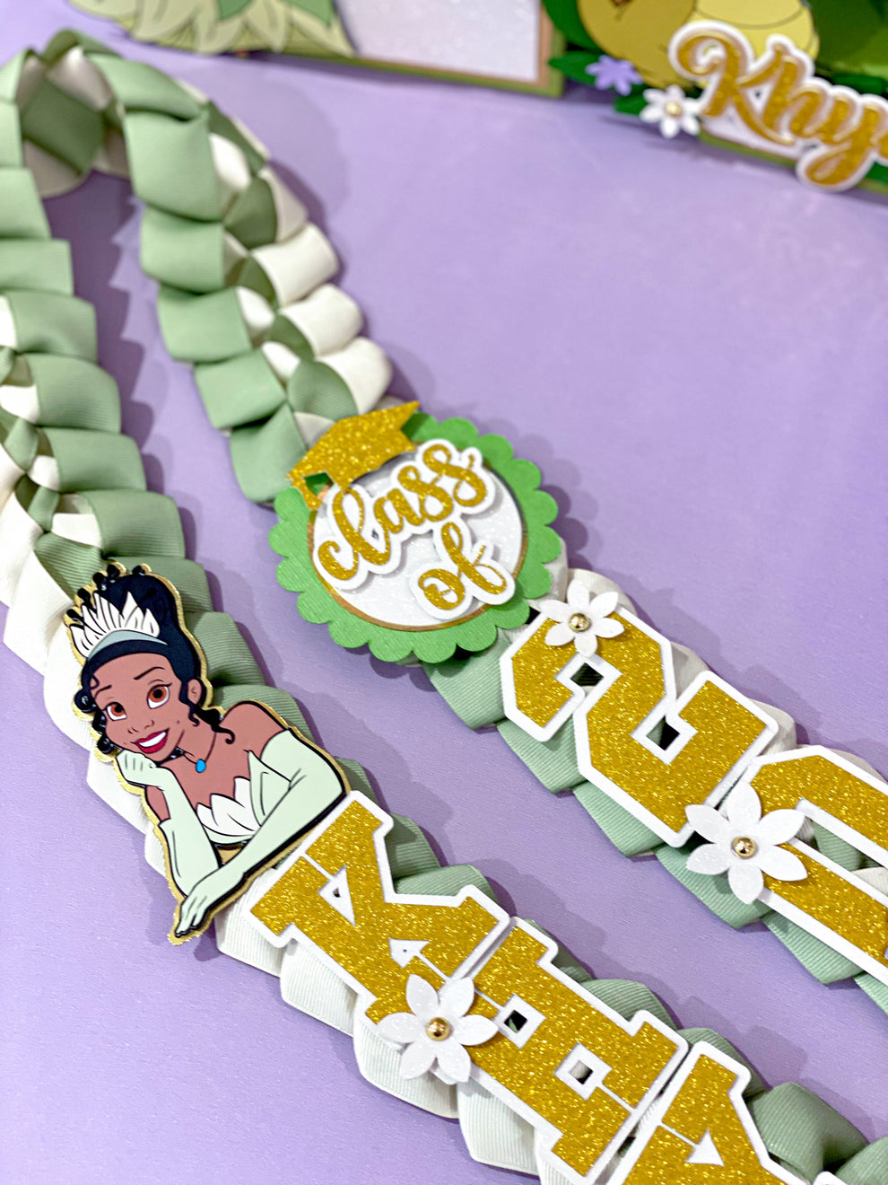 Tiana Graduation Lei | Kindergarten Graduation Lei | Graduation Gift ...